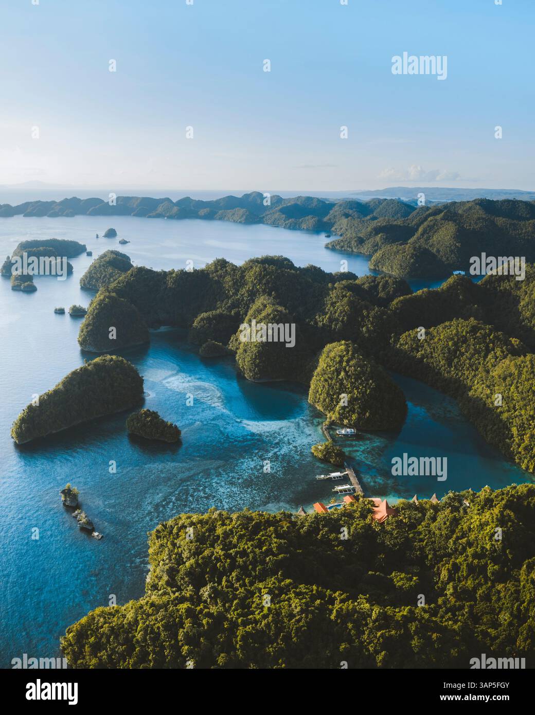 Aerial view of Sugba Lagoon, Siargao, Philippines Stock Photo - Alamy