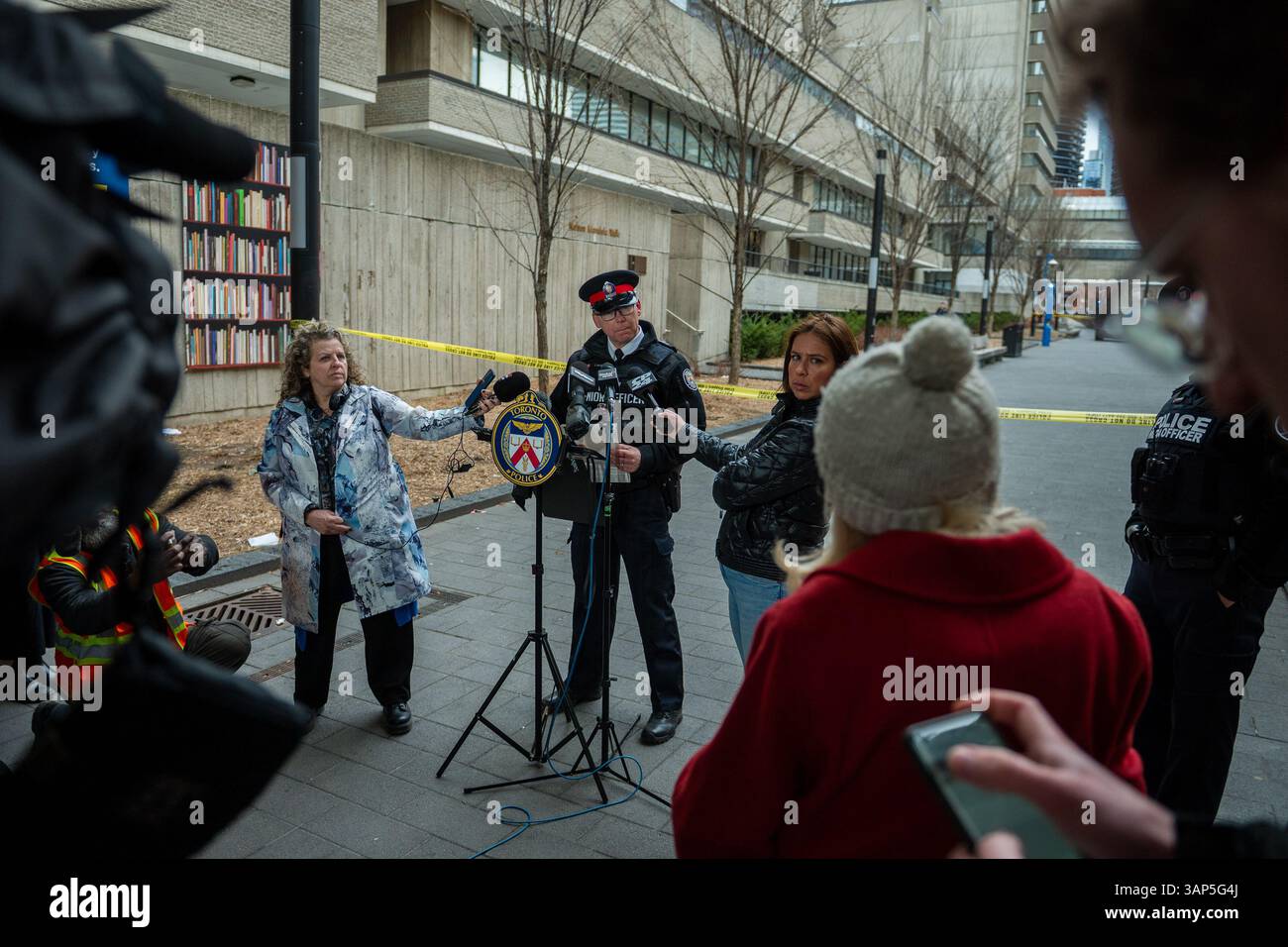 Toronto, Canada. 15th Apr, 2025. Toronto Police Duty Inspector Todd ...