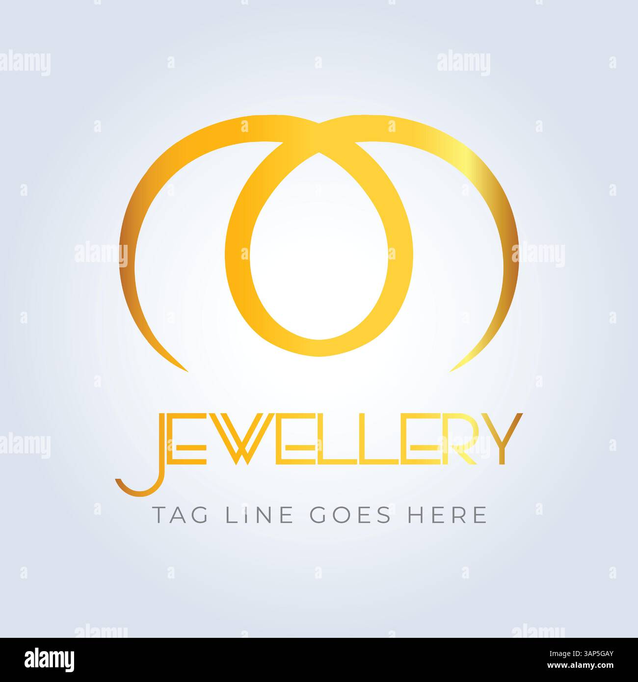 Golden ring, jewellery logo, jewellery shop logo, golden color, unique ...
