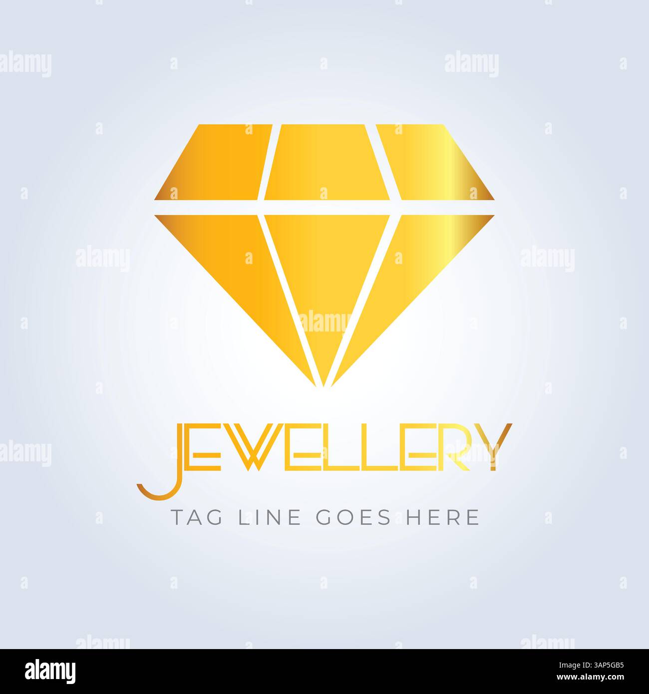 Diamond jewellery logo, jewellery shop logo, golden color, unique shape, sparkling diamond ...