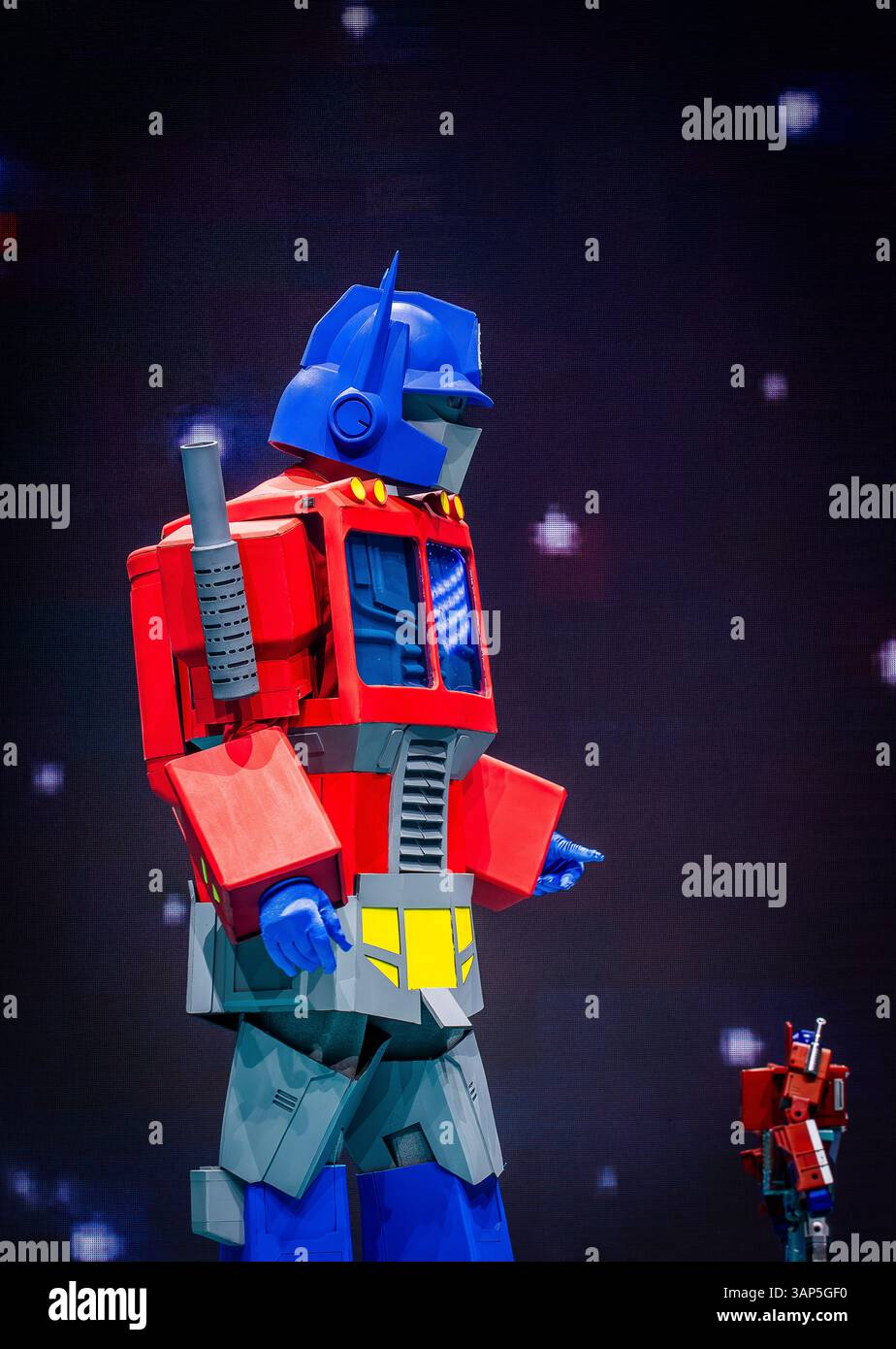 Italy Piedmont Turin Lingotto Fair Torino Comics 2025 Optimus Prime By ...