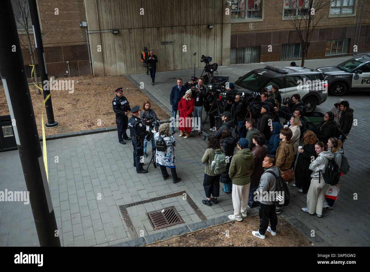 Toronto, Canada. 15th Apr, 2025. Toronto Police Duty Inspector Todd ...