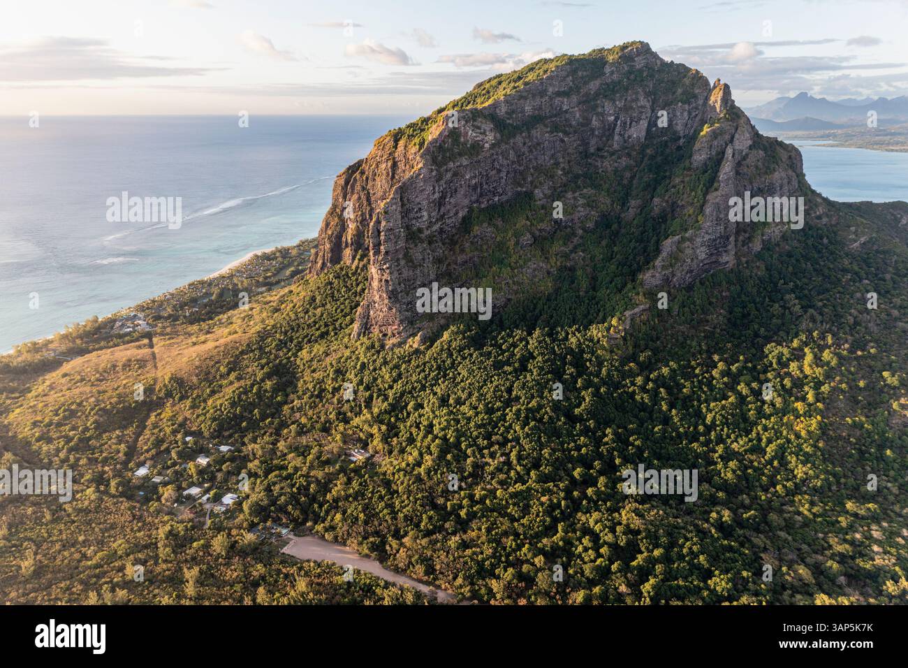 Aerial view africa mauritius hi-res stock photography and images - Alamy