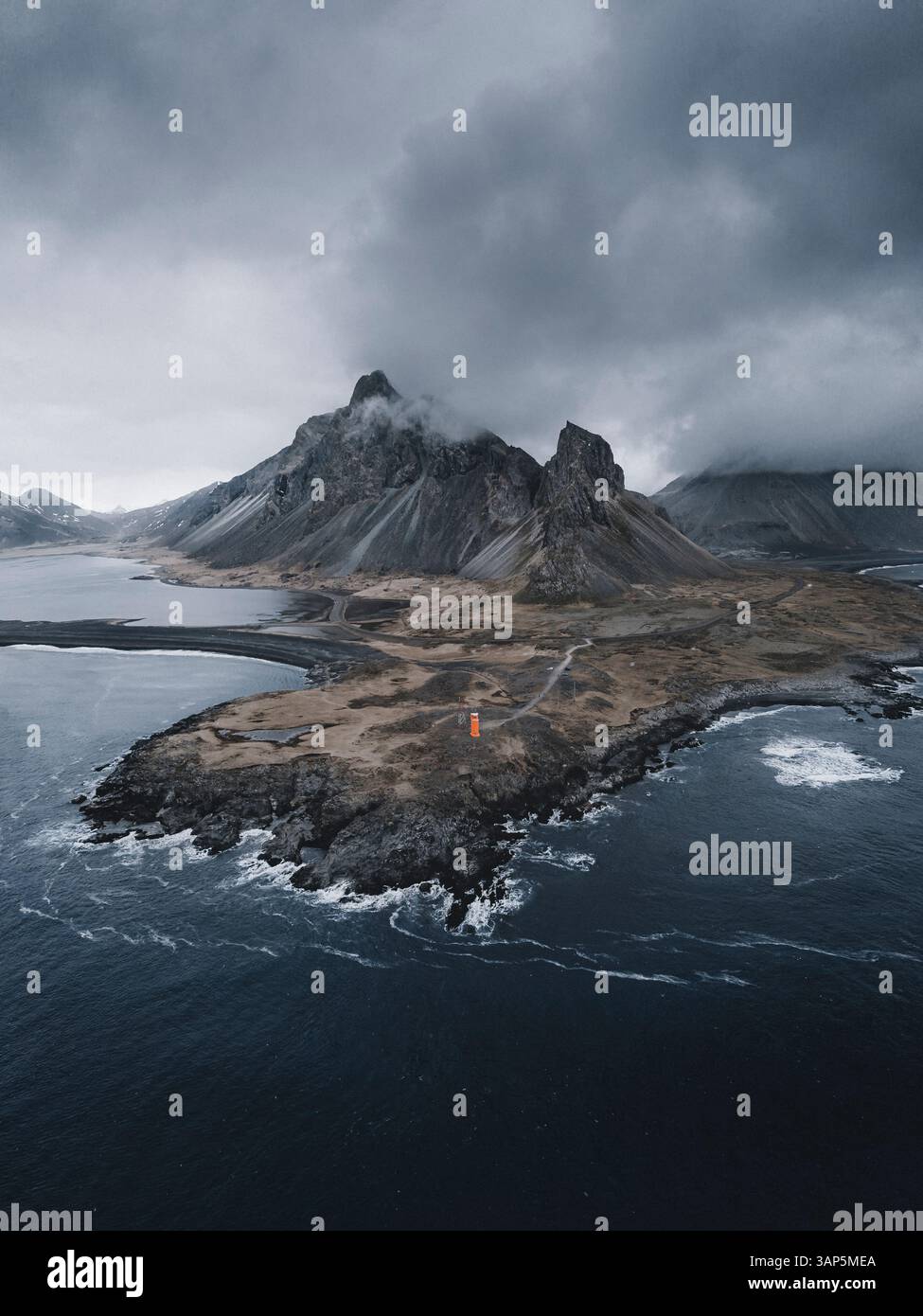 Eystrahorn mountain hvalnes lighthouse hi-res stock photography and ...