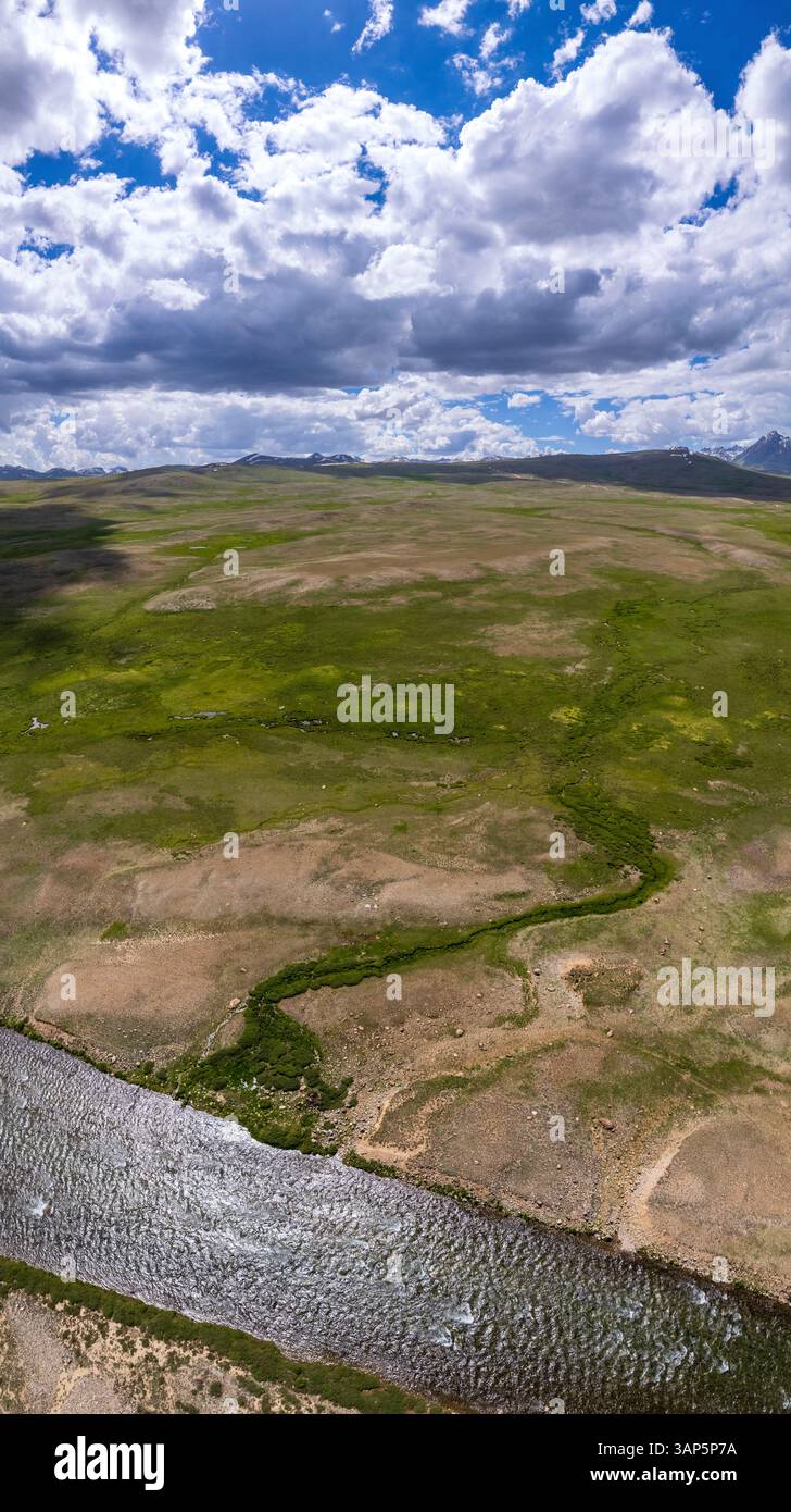 Aerial view beautiful deosai hi-res stock photography and images - Alamy