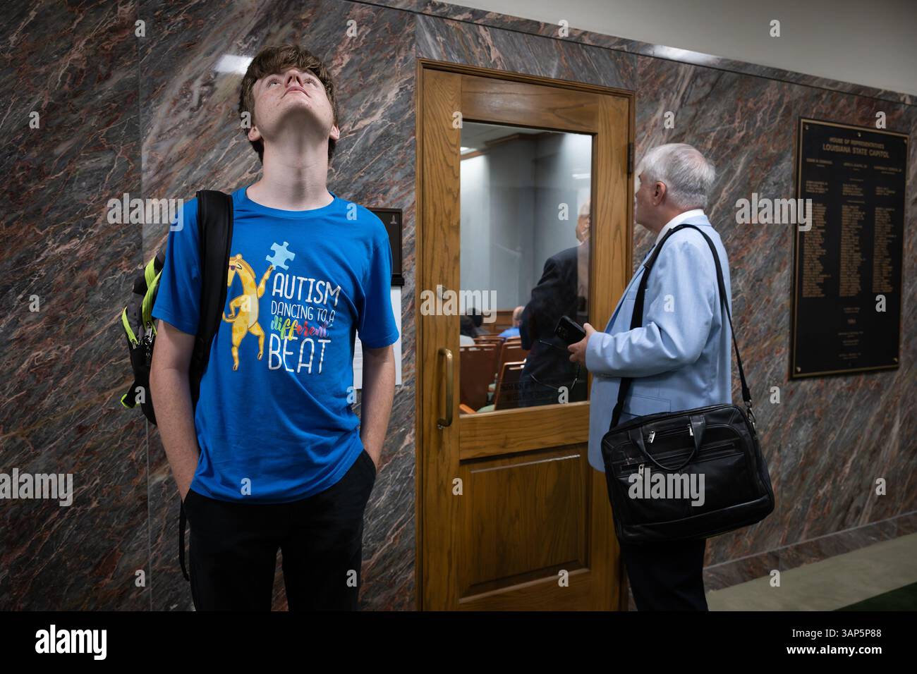 April 15, 2025, Baton Rouge, Louisiana, USA: Ocean Reed, 15, who ...