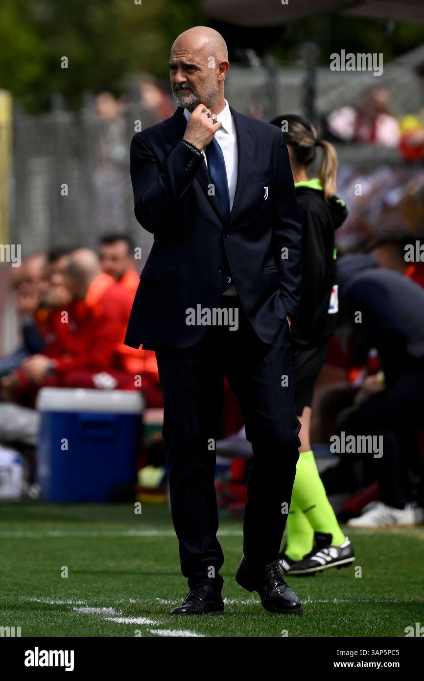 Massimiliano Canzi, head coach of Juventus FC, during the Women's Serie ...