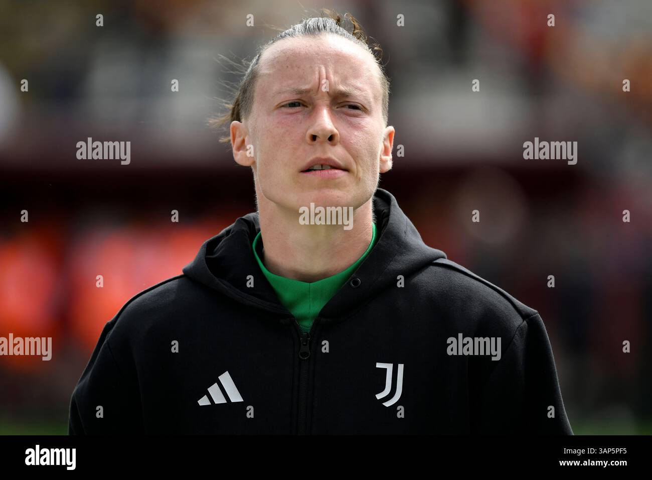 Pauline Peyraud-Magnin of Juventus FC looks on during the Women's Serie ...
