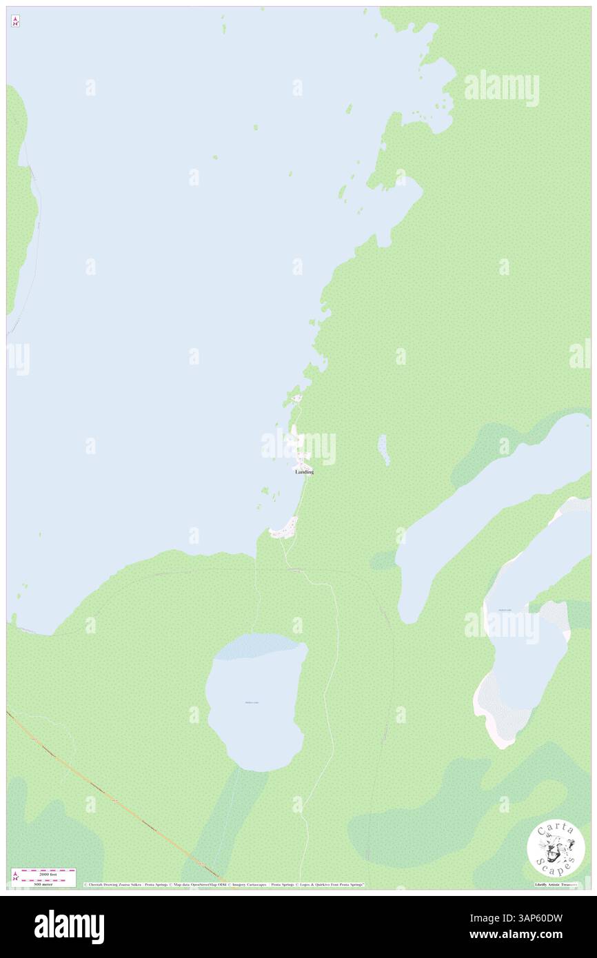Herb lake landing map hi-res stock photography and images - Alamy