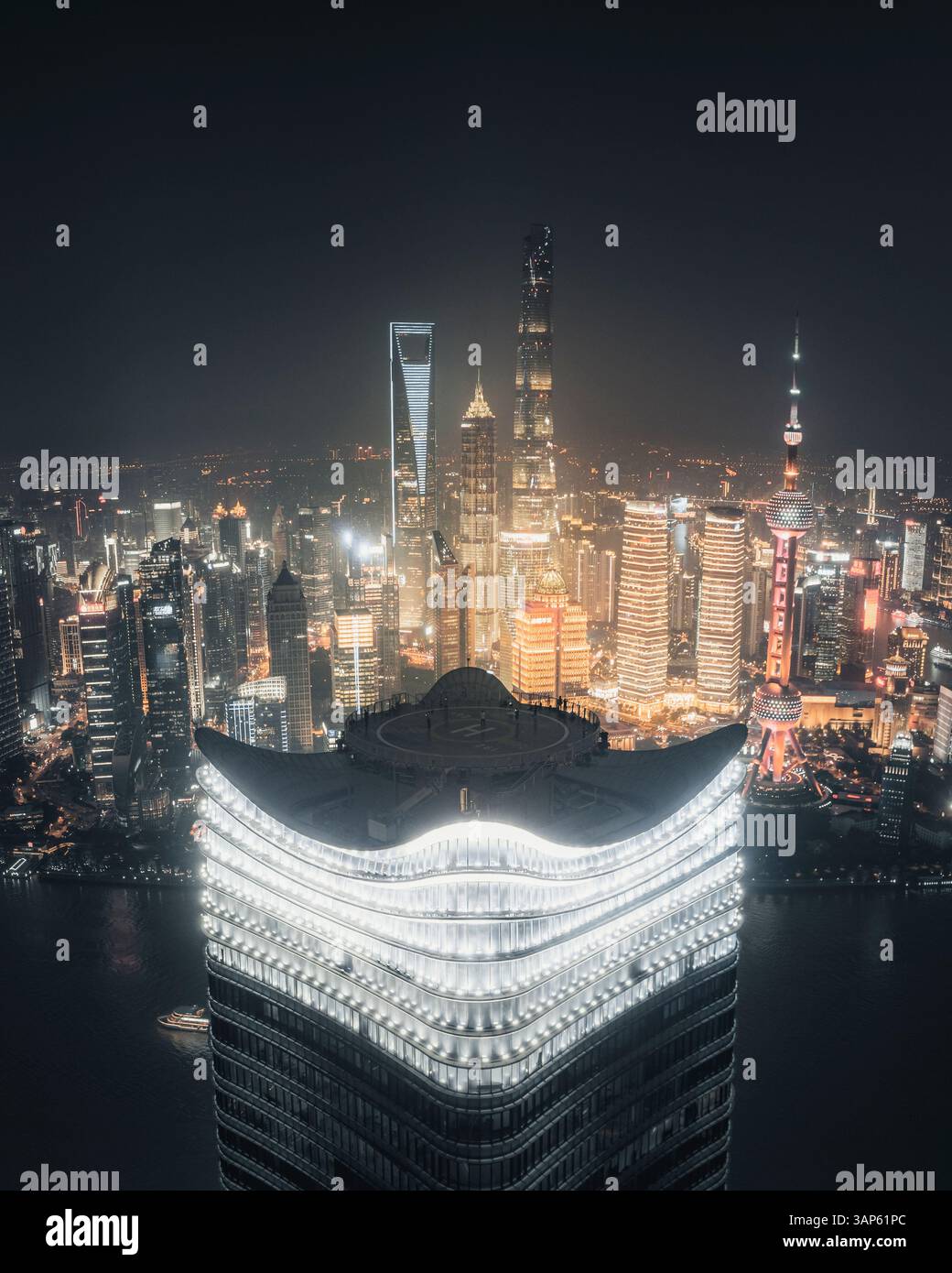 Lujiazui birds eye view hi-res stock photography and images - Alamy