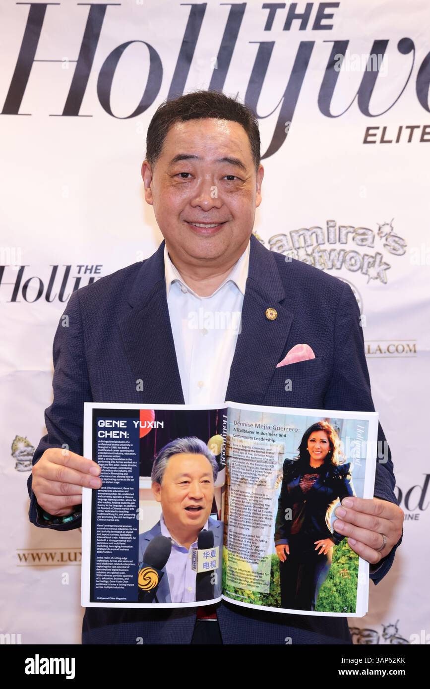 North Hollywood, California, USA. 13th April, 2025. TV host Joey Zhou ...