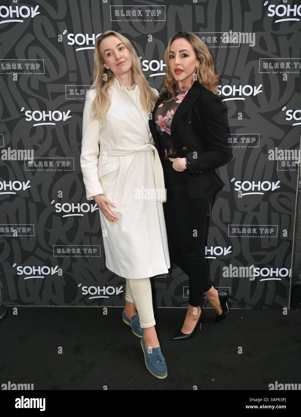 LONDON, ENGLAND - APRIL 15 2025: Georgia Harrison and Jack Stacey ...