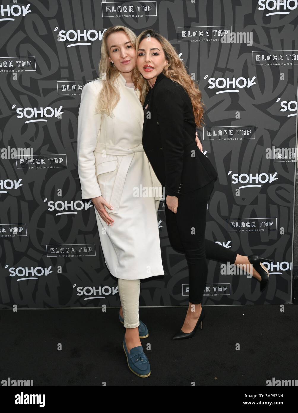 LONDON, ENGLAND - APRIL 15 2025: Georgia Harrison and Jack Stacey ...