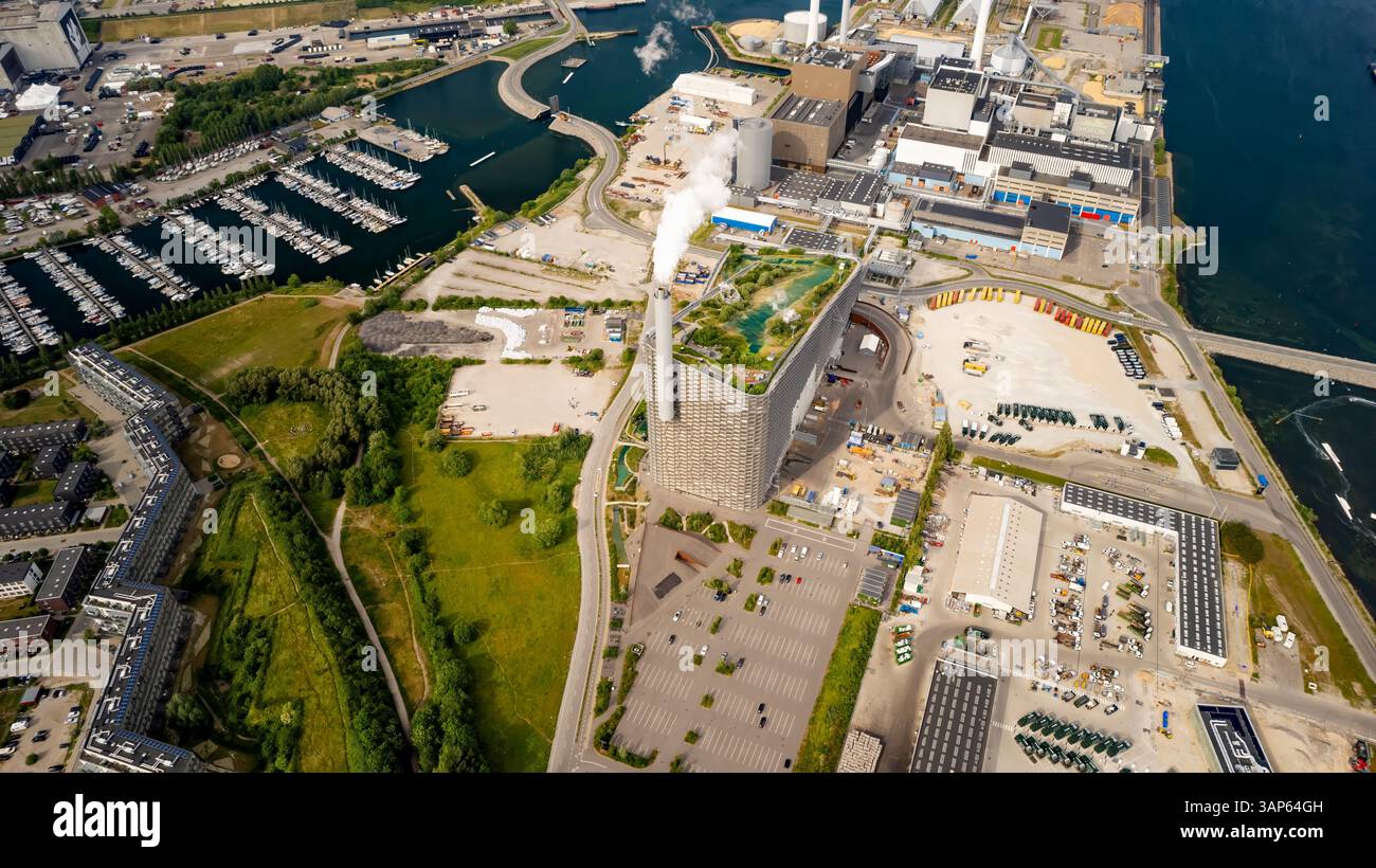 Aerial view copenhill power hi-res stock photography and images - Alamy
