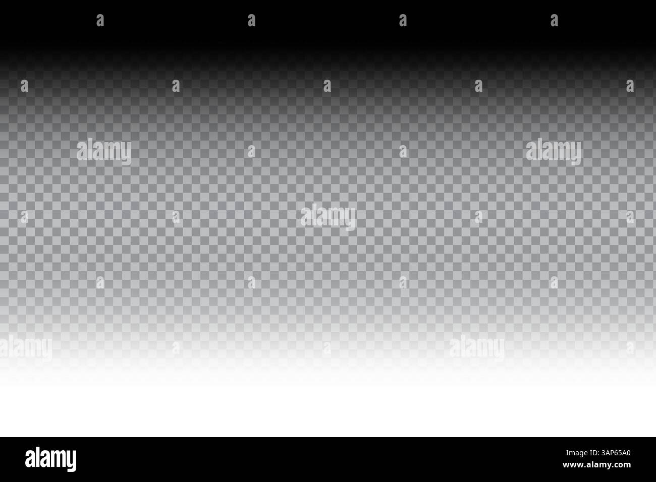 Top dark gradient. Transparent vector shade. Bottom white fade. Vertical blur effect Stock ...