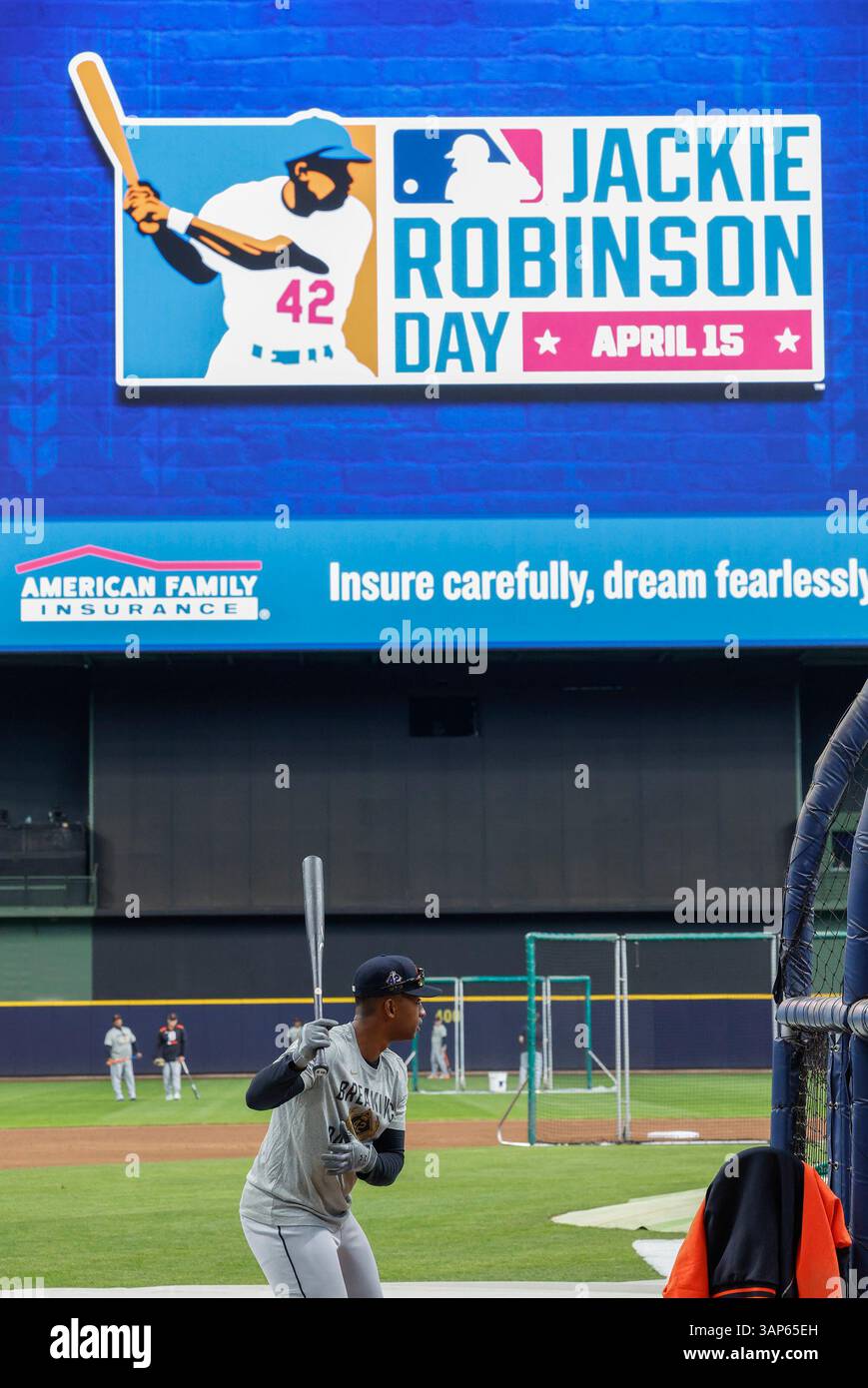 Detroit Tigers' Justyn-Henry Malloy (44) participates in batting ...