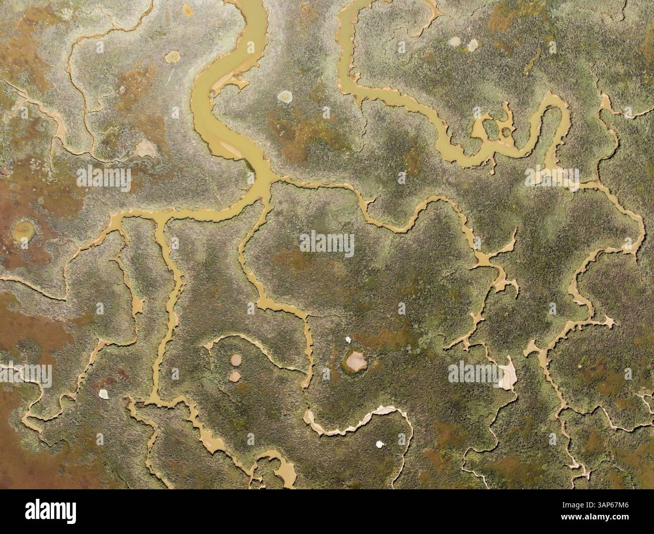 Aerial view picturesque meandering hi-res stock photography and images ...