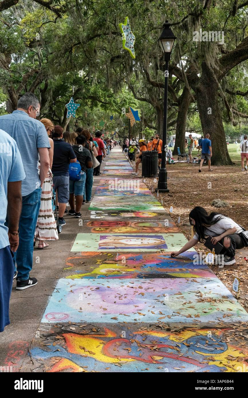 The 2024 Sidewalk Arts Festival sponsored by the Savannah College of ...
