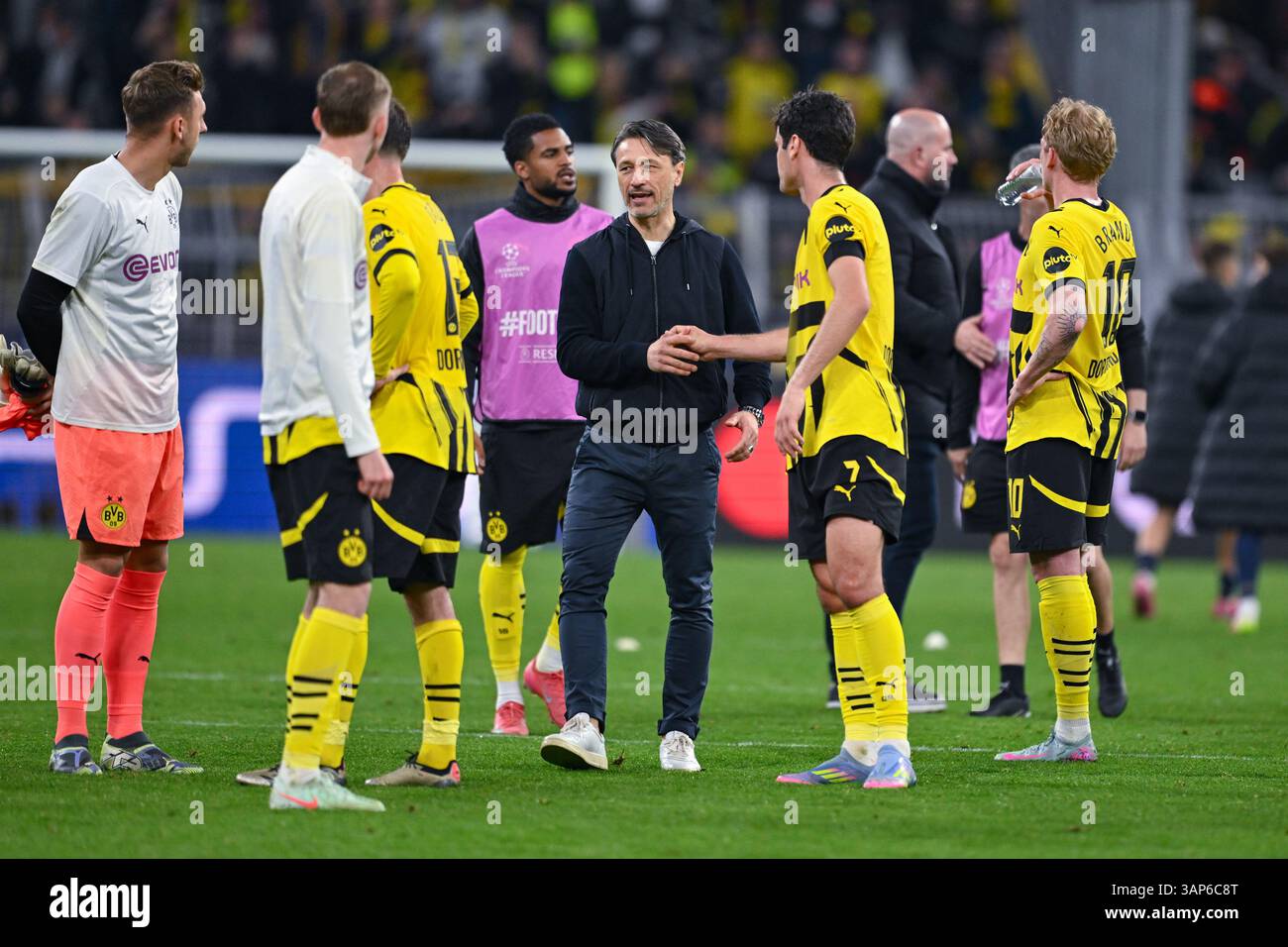 15.04.2025, Fussball, Champions League, Viertelfinale, Saison 2024/2025, Borussia Dortmund - FC ...