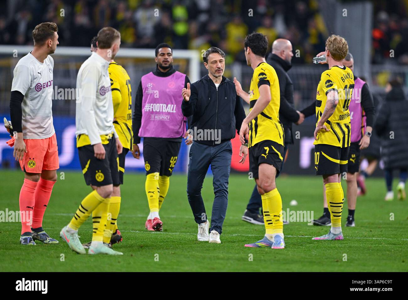 15.04.2025, Fussball, Champions League, Viertelfinale, Saison 2024/2025, Borussia Dortmund - FC ...