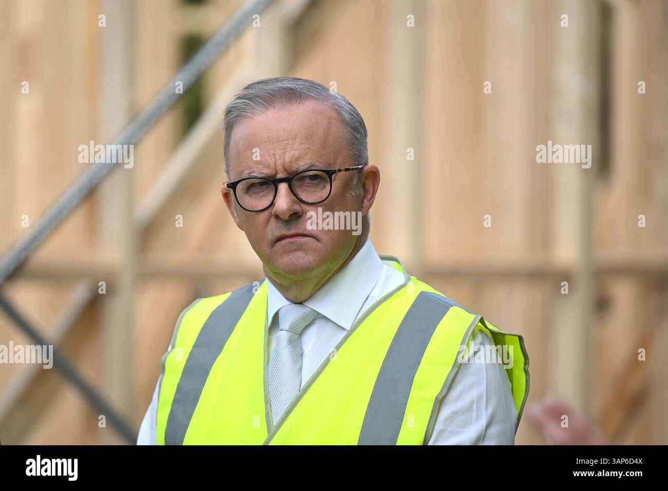 Melbourne, Australia. 16th Apr, 2025. Australian Prime Minister Anthony ...