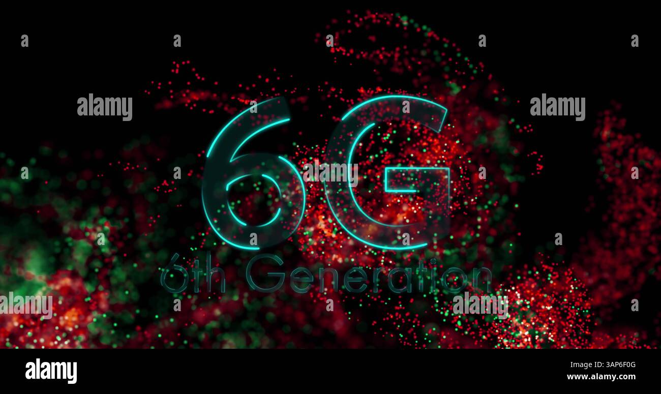 Animation glowing tech text digital hi-res stock photography and images - Alamy