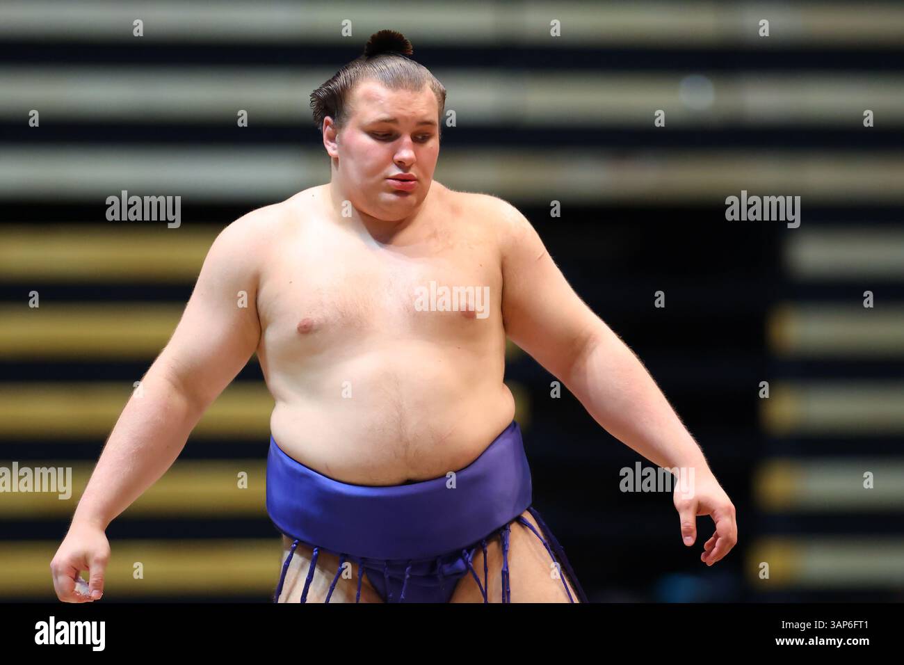 Tokyo, Japan. 15th Apr, 2025. Aonishiki Sumo : Jonan Ota Sumo ...