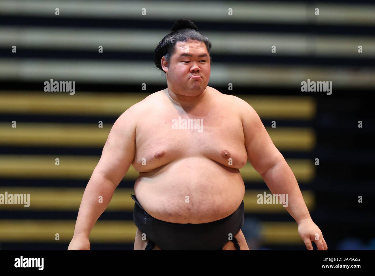 Tokyo, Japan. 15th Apr, 2025. Meisei Sumo : Jonan Ota Sumo Tournament ...