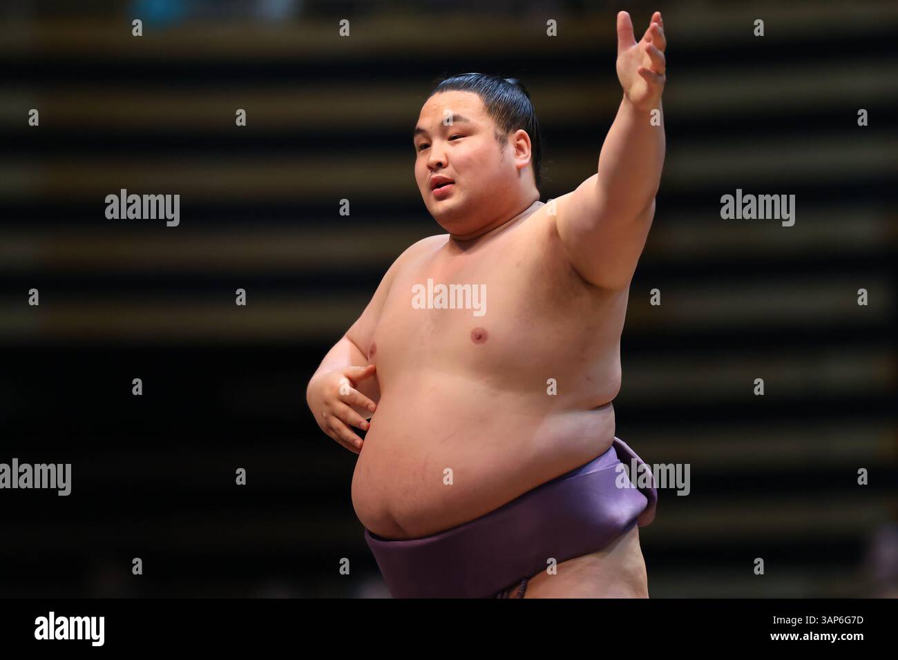 Tokyo, Japan. 15th Apr, 2025. Onokatsu Sumo : Jonan Ota Sumo Tournament ...