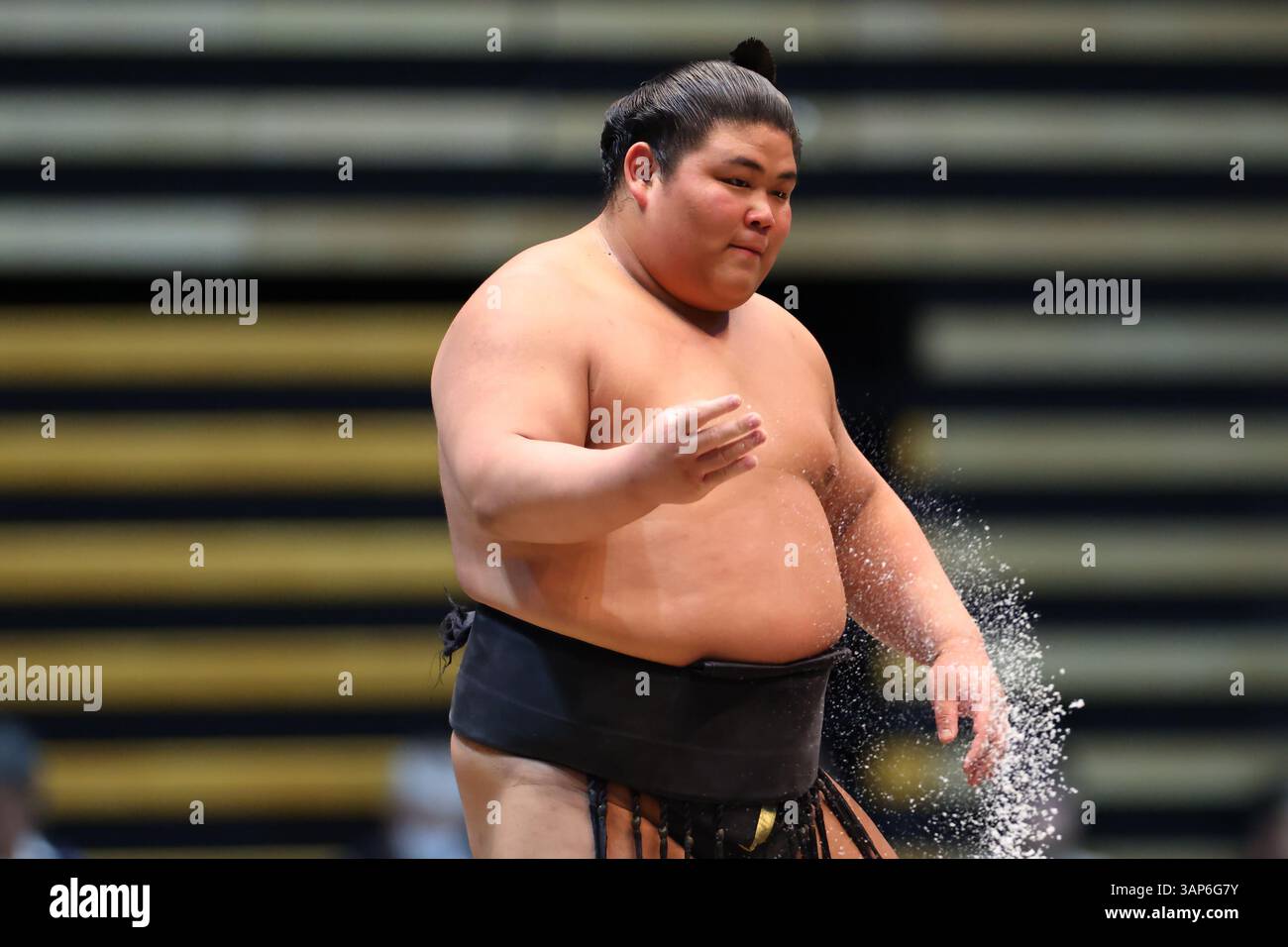 Tokyo, Japan. 15th Apr, 2025. Hakuoho Sumo : Jonan Ota Sumo Tournament ...