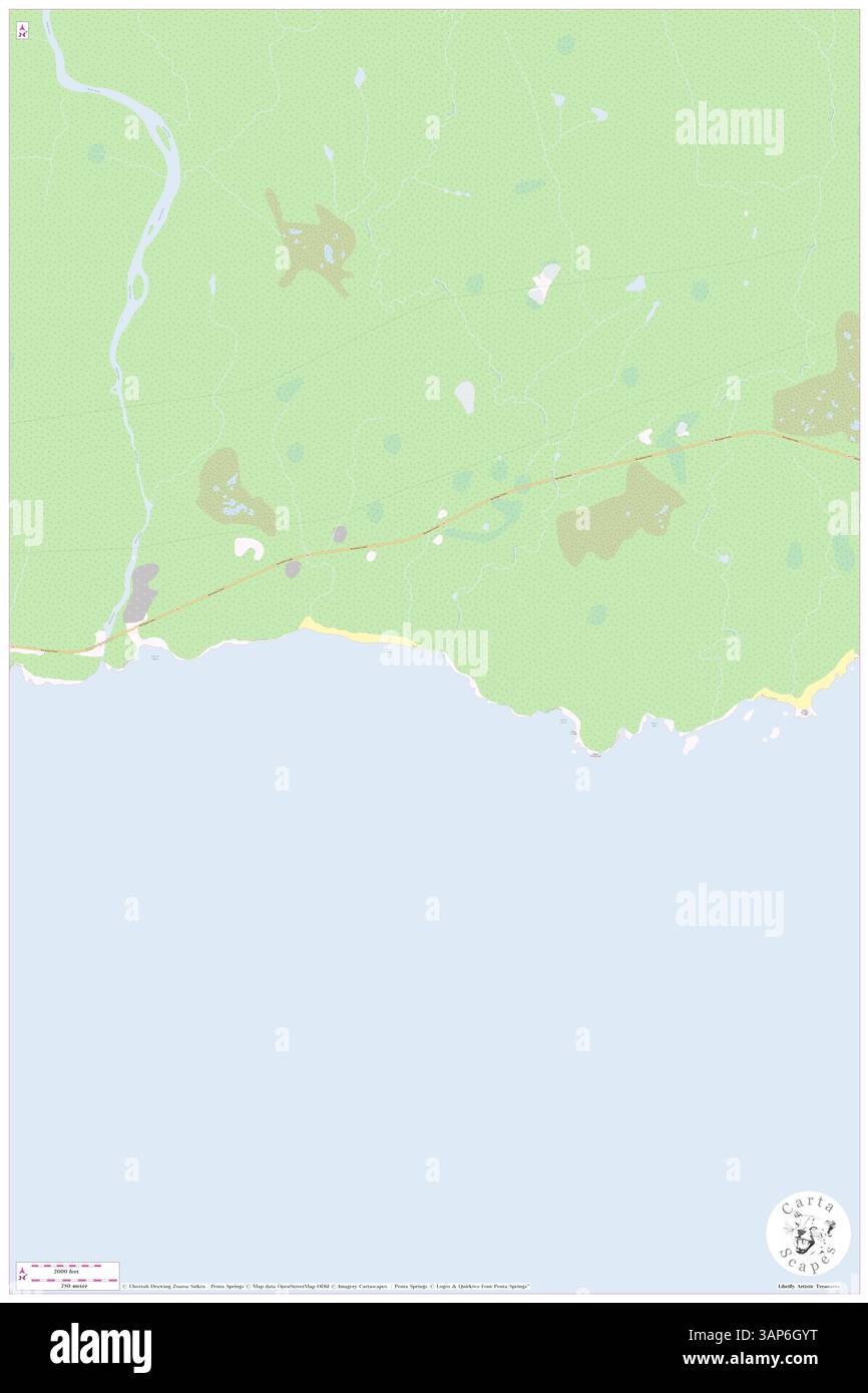 Riviere du Sault Blanc, , CA, Canada, Quebec, N 50 18' 7'', S 65 20' 5 ...