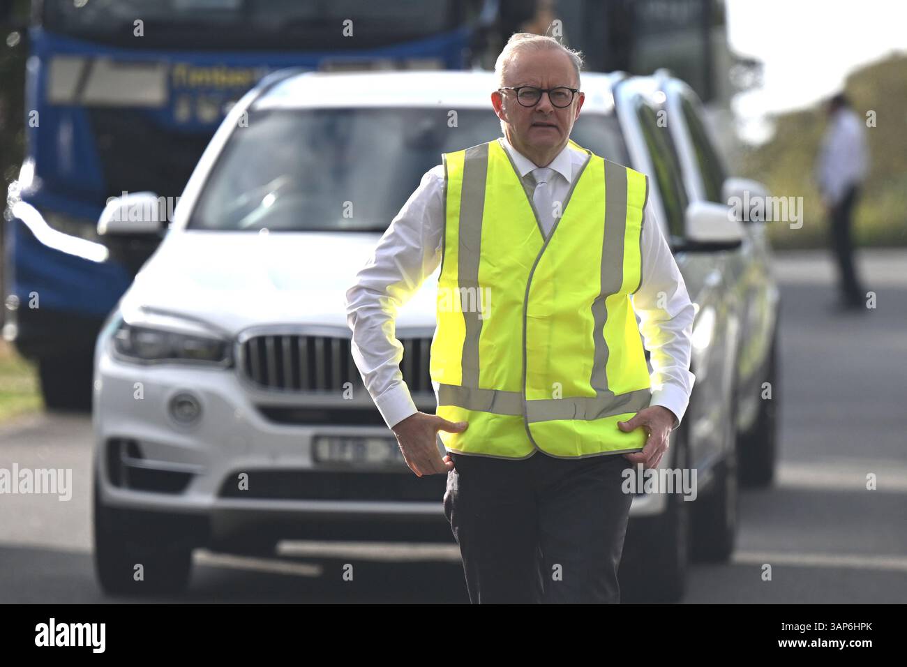 Melbourne, Australia. 16th Apr, 2025. Australian Prime Minister Anthony ...