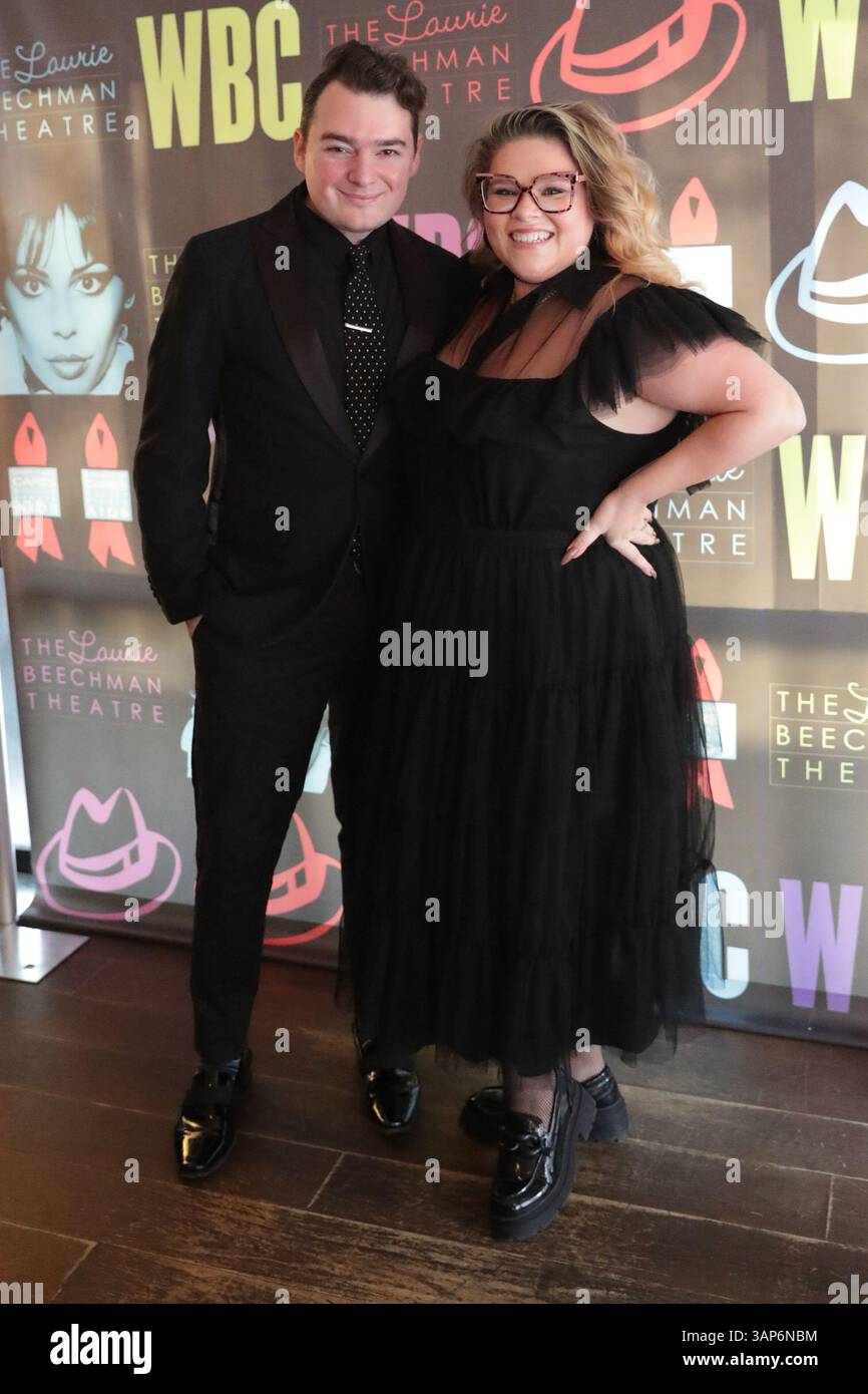 NEW YORK, NEW YORK APRIL 14, 2025: Jordan Wolfe, Michelle Dowdy ...