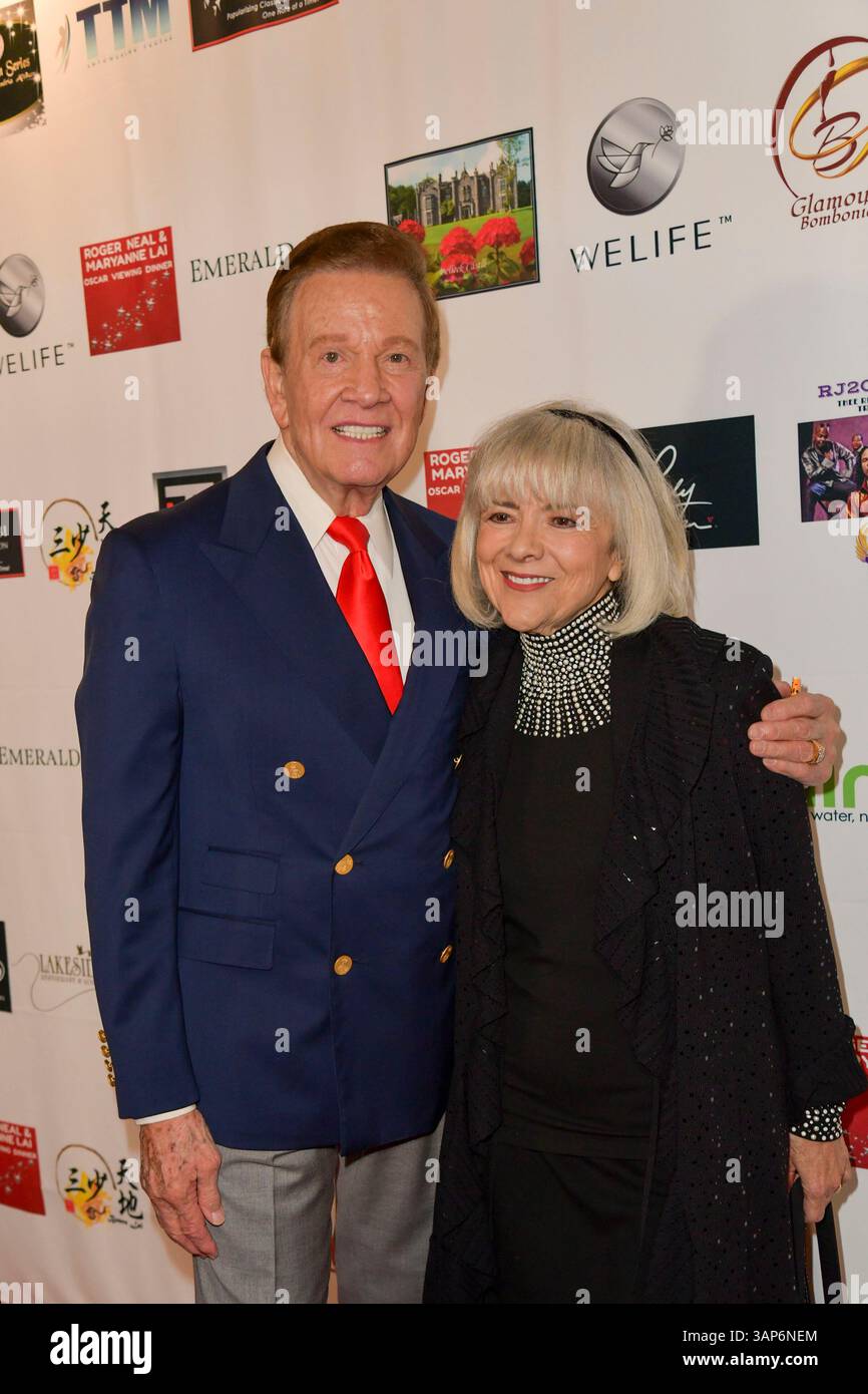 LOS ANGELES, CA - FEBRUARY 9: Sandy Martindale and Wink Martindale at ...