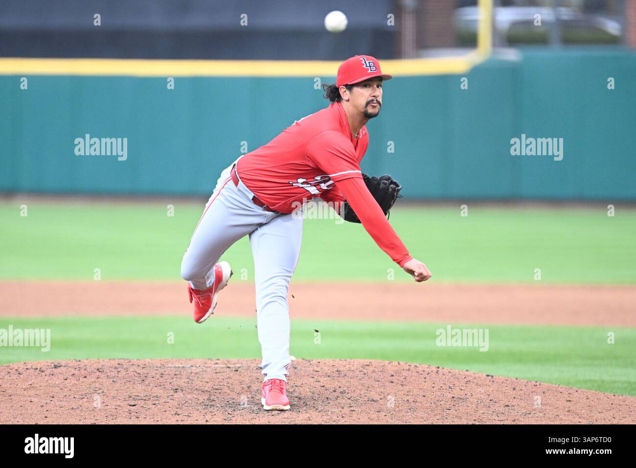 April 15, 2025: Louisville Bats pitcher Randy Wynne (9) pitches against ...