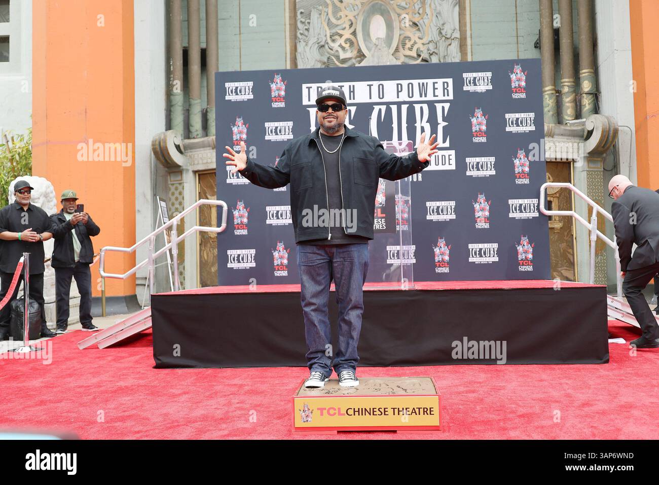 April 15, 2025, Los Angeles, California, USA: Ice Cube at a ceremony ...
