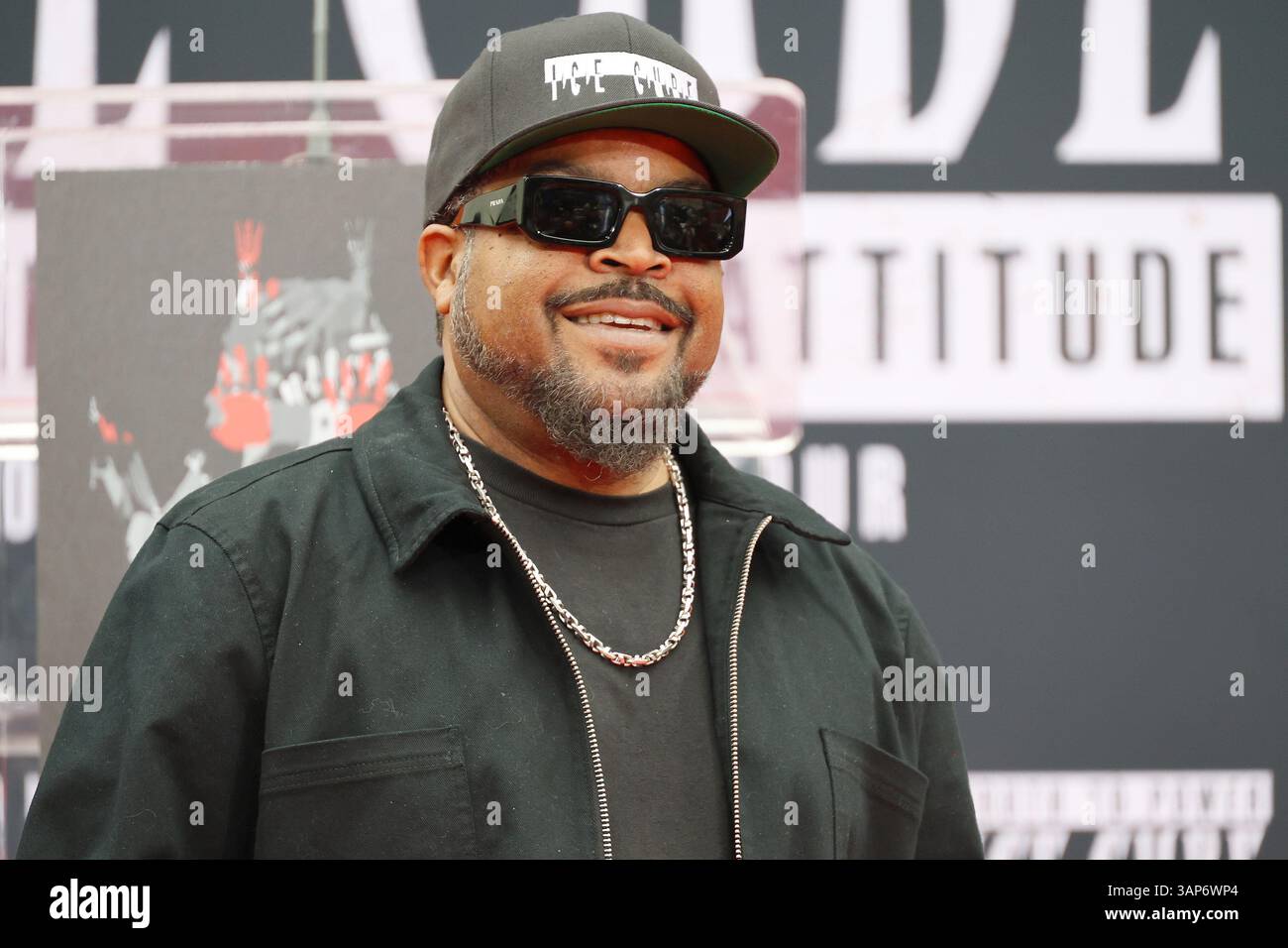 April 15, 2025, Los Angeles, California, USA: Ice Cube at a ceremony ...