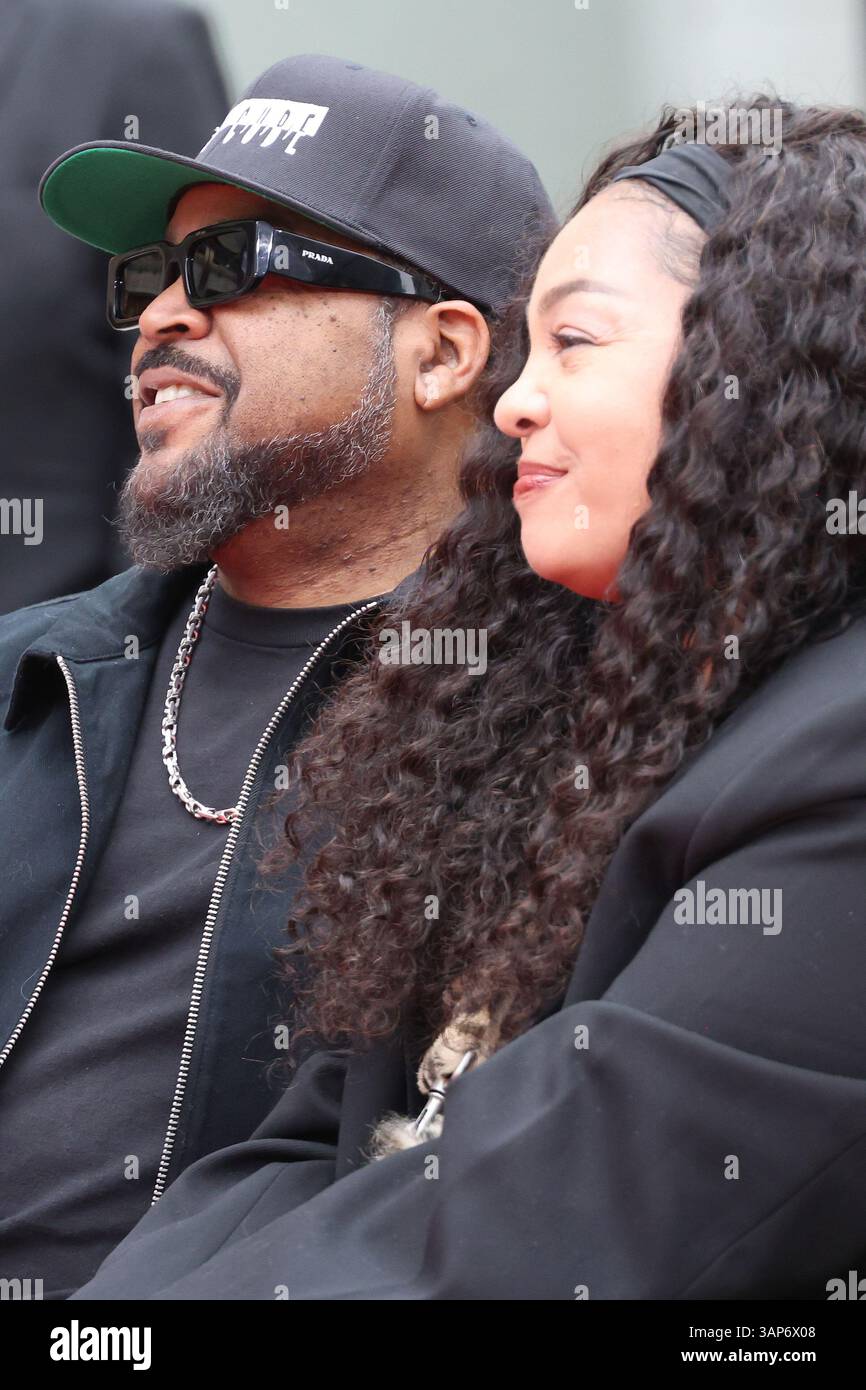 April 15, 2025, Los Angeles, California, USA: Ice Cube, Kimberly ...