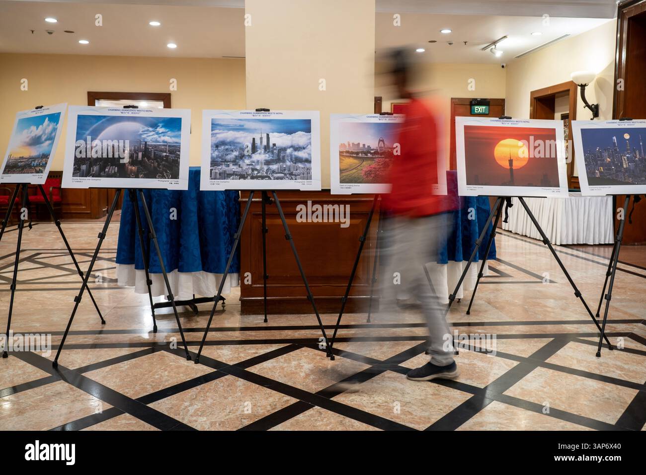 Kathmandu, Nepal. 15th Apr, 2025. A photo exhibition is held at the ...