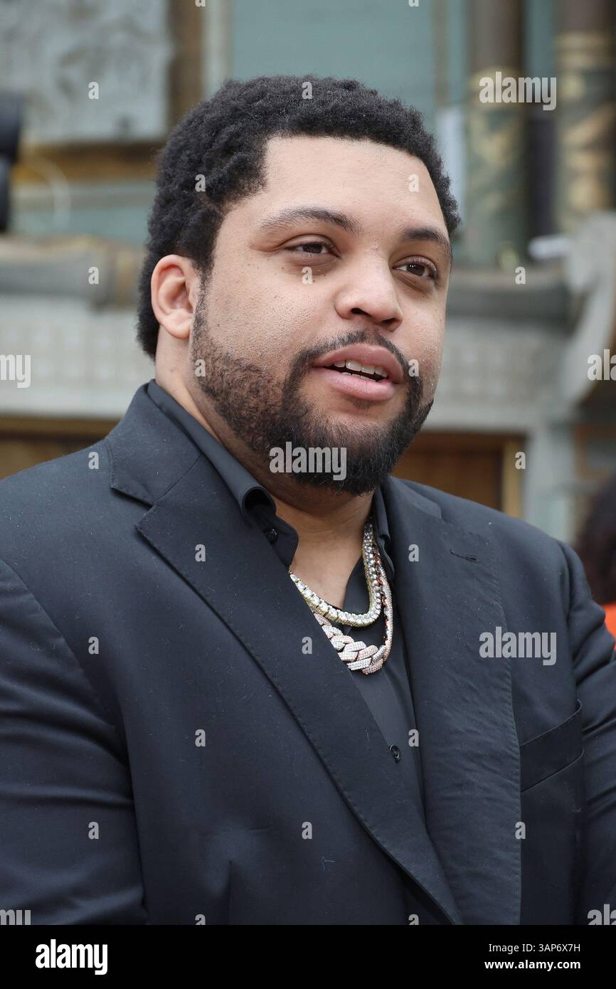 April 15, 2025, Los Angeles, California, USA: O'Shea Jackson Jr at a ...