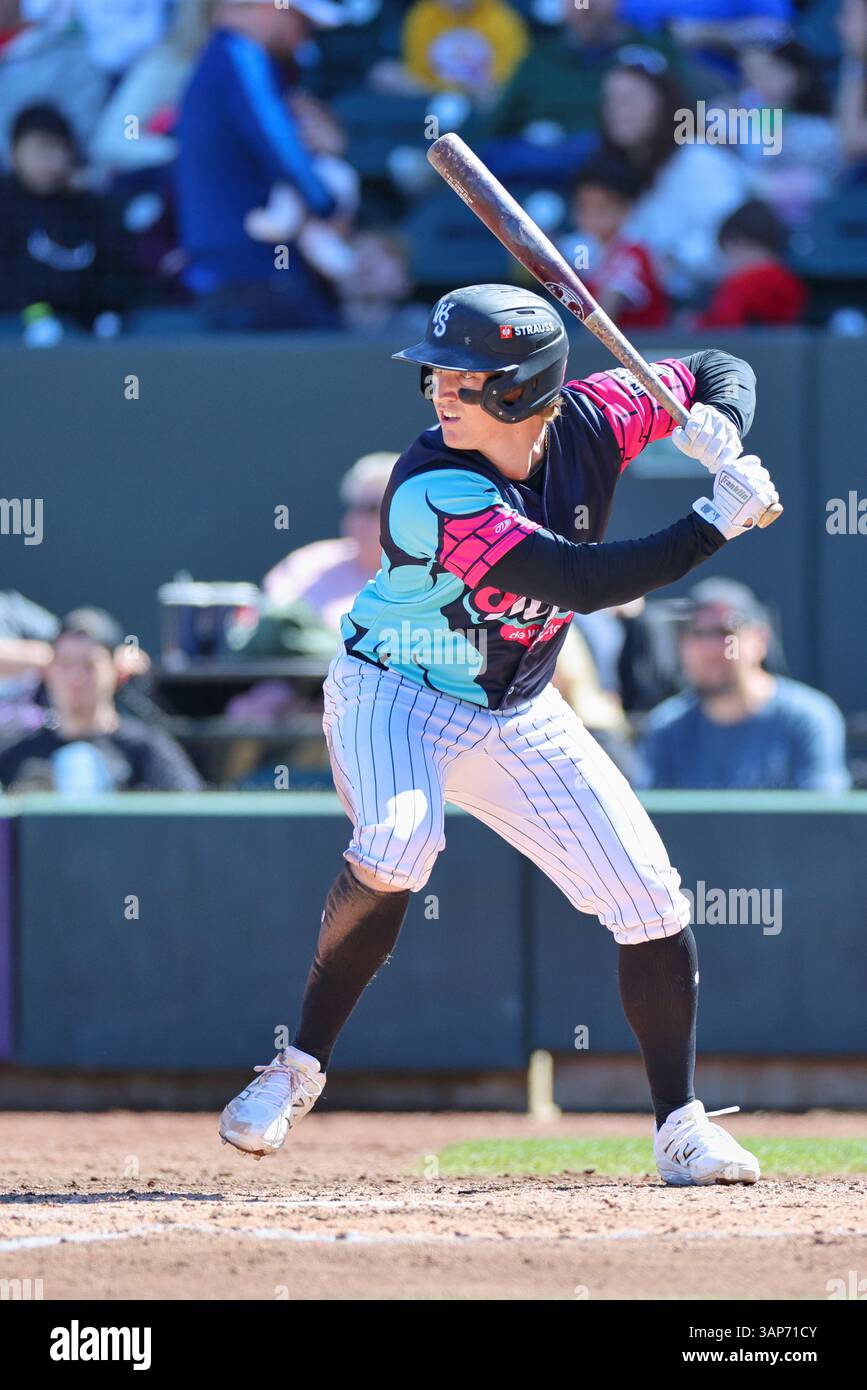 Winston-Salem, NC, USA; Winston-Salem outfielder Caden Connor (5 ...