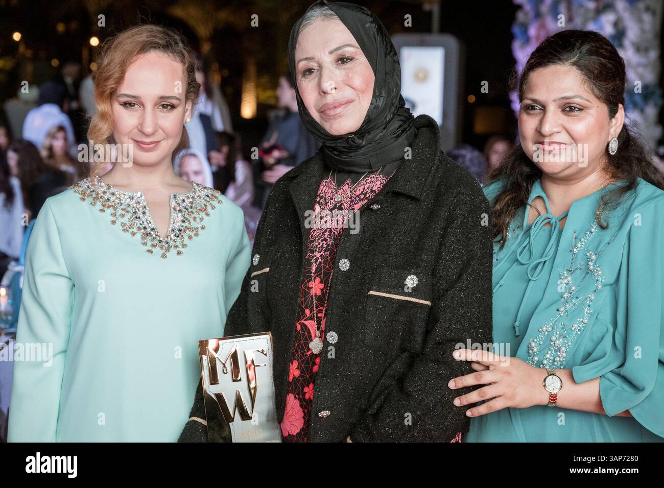 Abu Dhabi, United Arab Emirates. 13th Apr, 2025. Ozlem Sahin Ertas (L ...