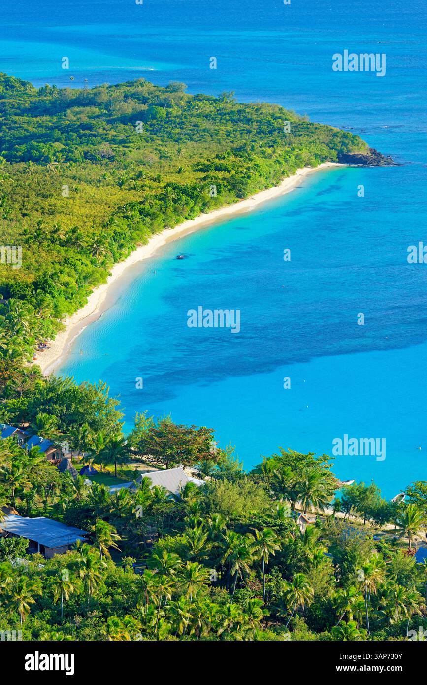 Nacula island top view, Yasawa islands, Fiji Stock Photo - Alamy