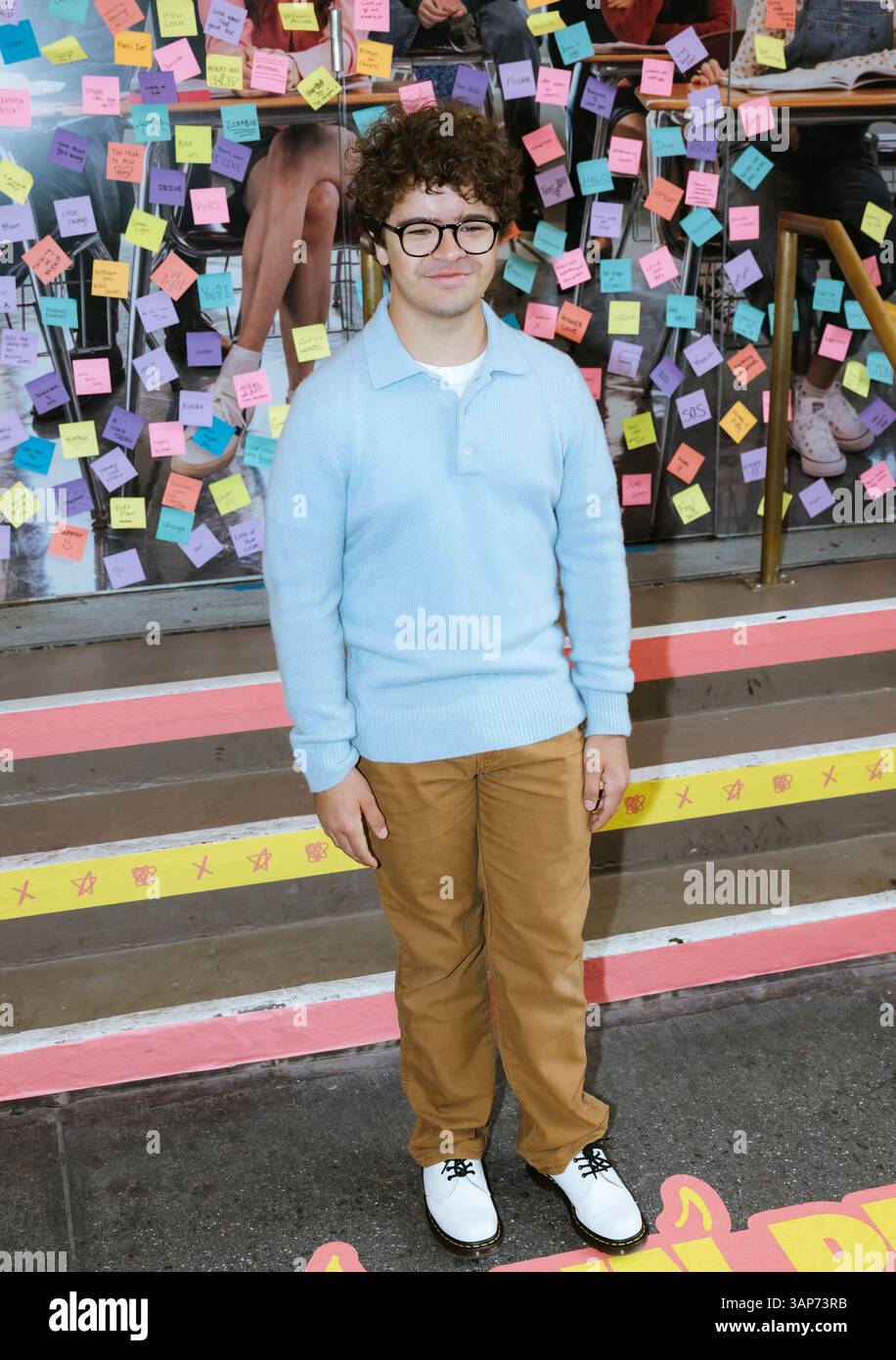 April 14, 2025, New York, New York, United States: Gaten Matarazzo ...