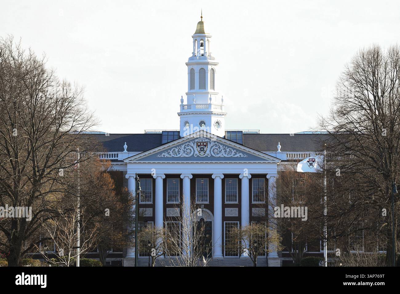 ALLSTON, MA - April 15: A general view of the Baker Library/Bloomberg ...