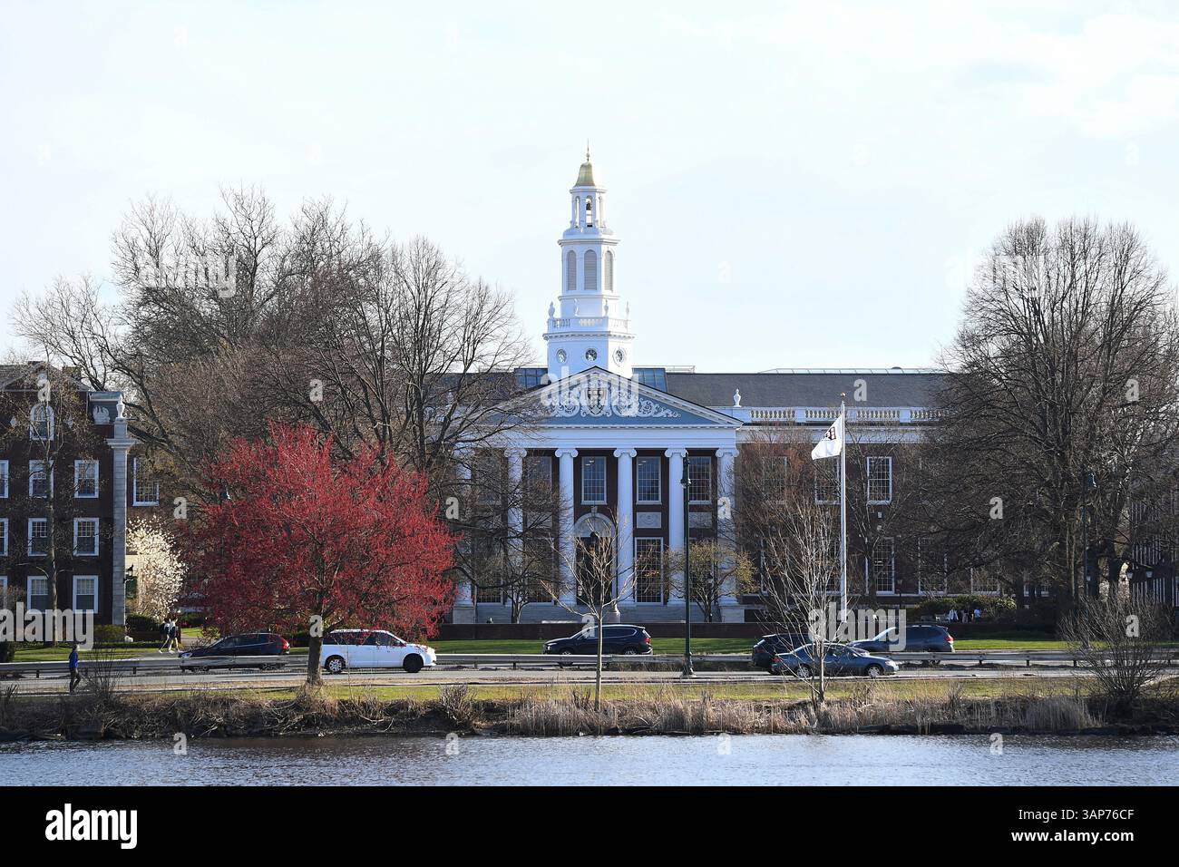 ALLSTON, MA - April 15: A general view of the Baker Library/Bloomberg ...