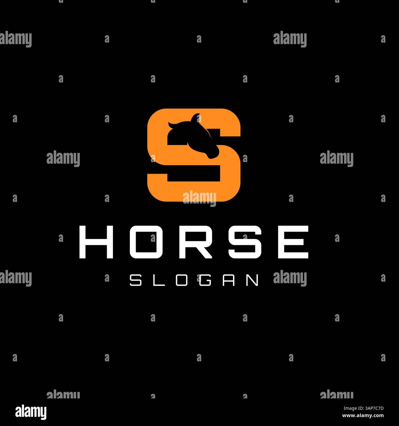 Letter S and Horse Head Stallion design For Modern Horse Farm Logo ...