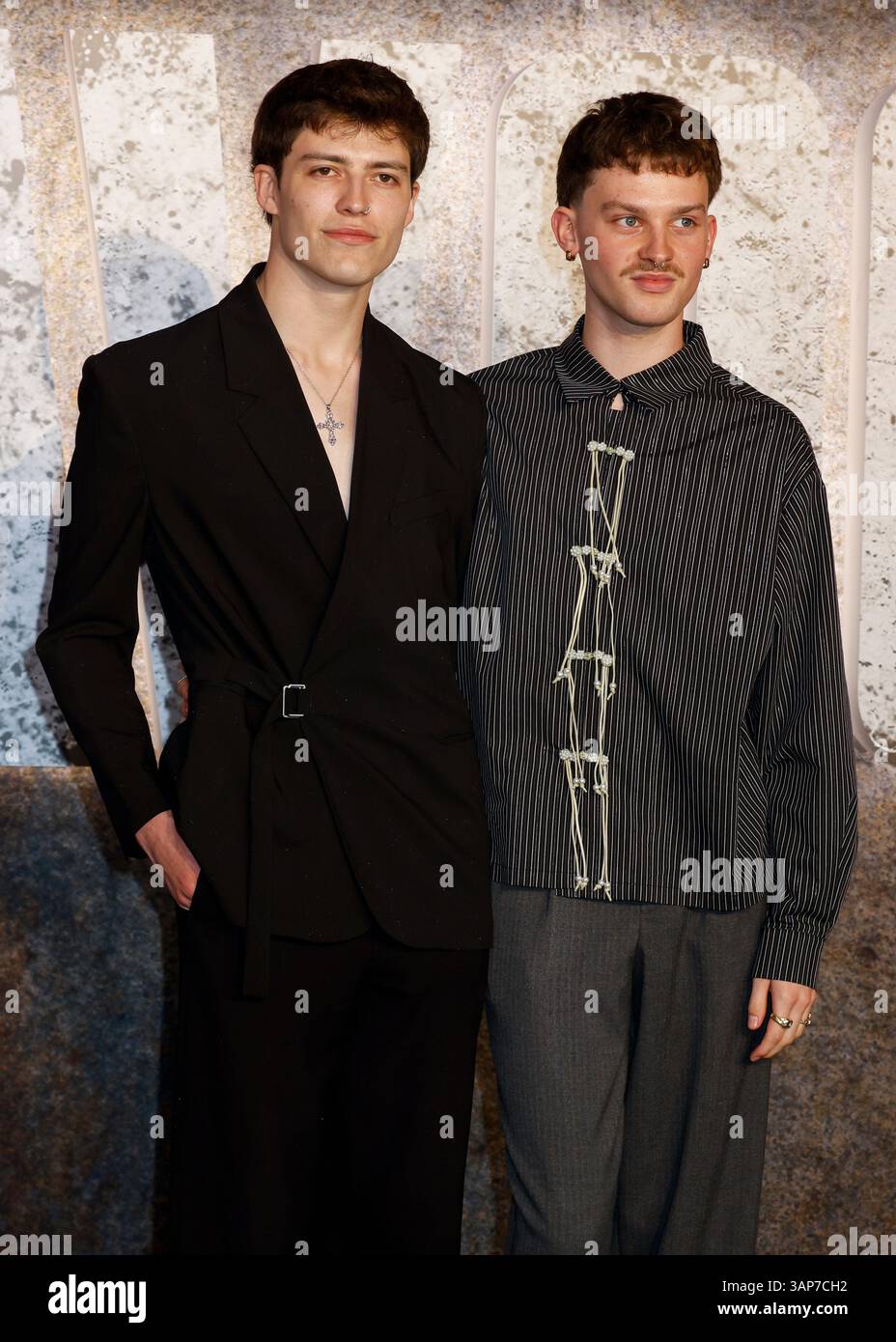 Tobias Cordes and Zack Jordan attend the Havoc World Premiere at the ...