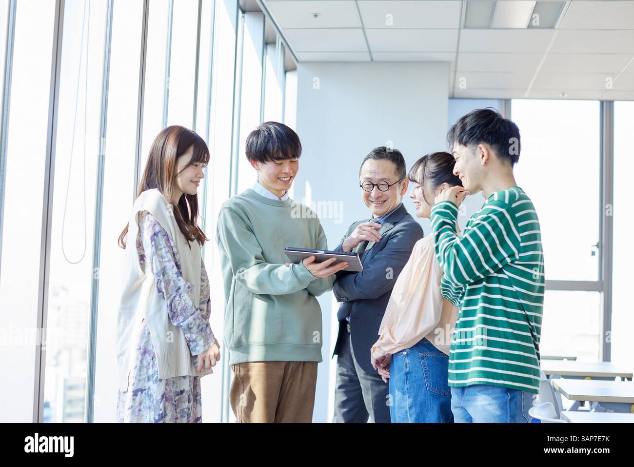 Students teacher card hi-res stock photography and images - Alamy