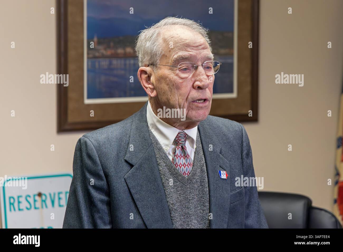 On 15th April, 2025, United States Senator Charles Grassley held a ...